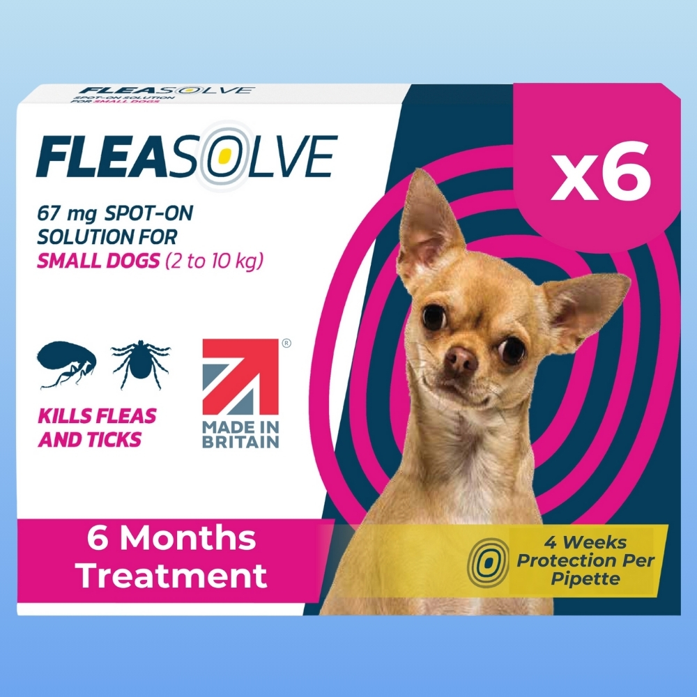 Fleasolve Spot-On Small Dog Vet Strength Flea & Tick Treatment