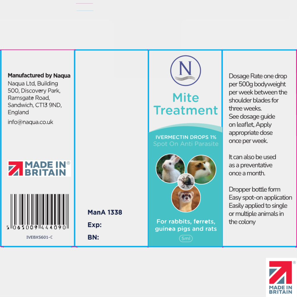 Mite Treatment For Rabbits, Guinea Pigs, Ferrets & Rats