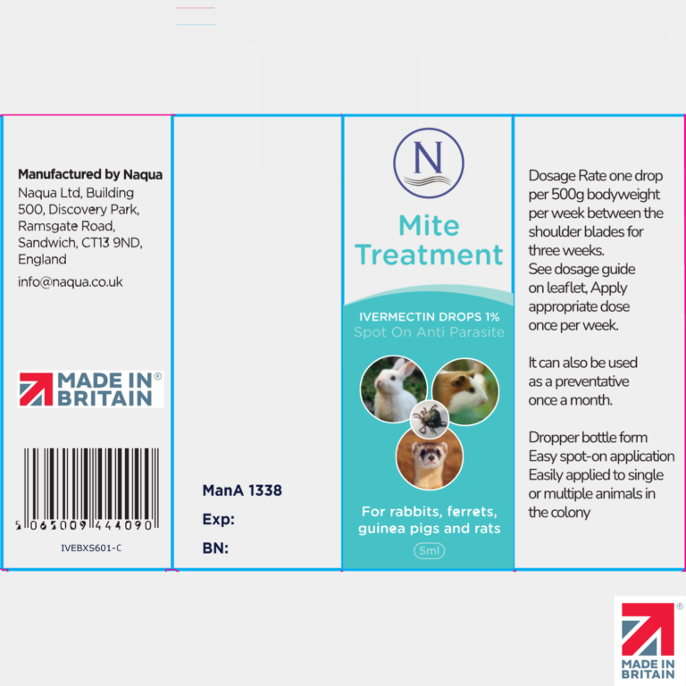 Mite Treatment For Rabbits, Guinea Pigs, Ferrets & Rats