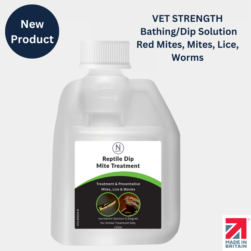 Reptile Dip Mite Treatment Ivermectin Solution